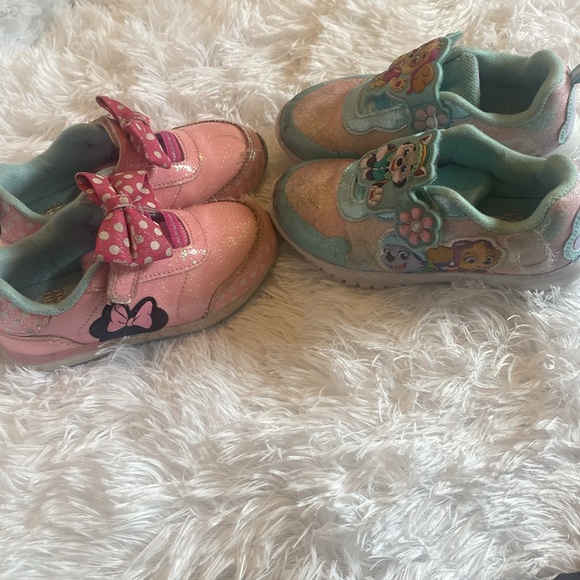Disney | Shoes | 2 Pairs Girls Play Shoes Minnie Mouse Paw Patrol Pink ...